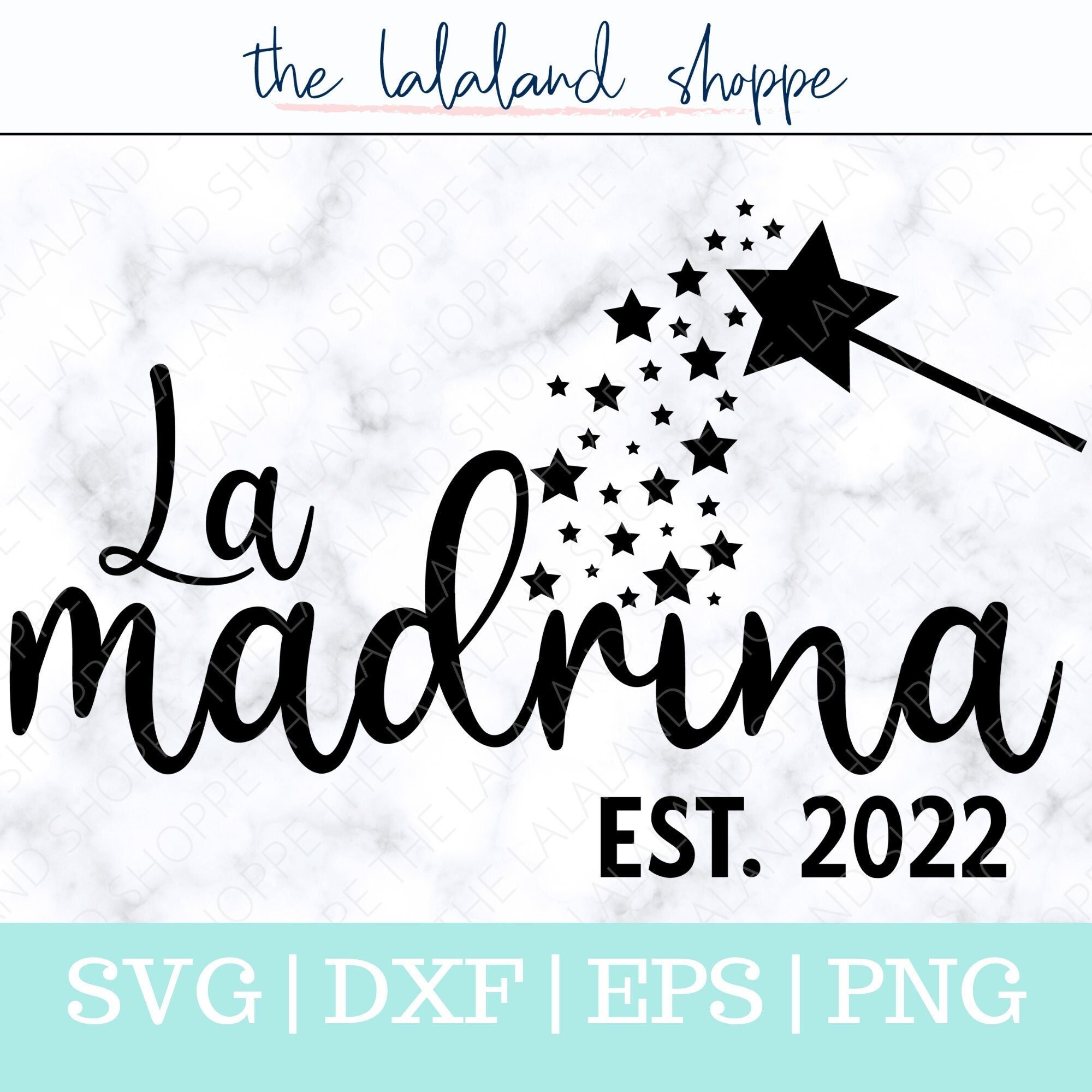 La Madrina SVG La Madrina Establecida 2022 Bautismo Svg - Etsy México