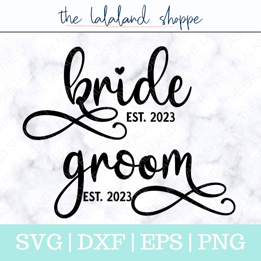Bride and Groom SVG, Mr and Mrs Svg, Wedding Svg, Reception Svg, Bride ...