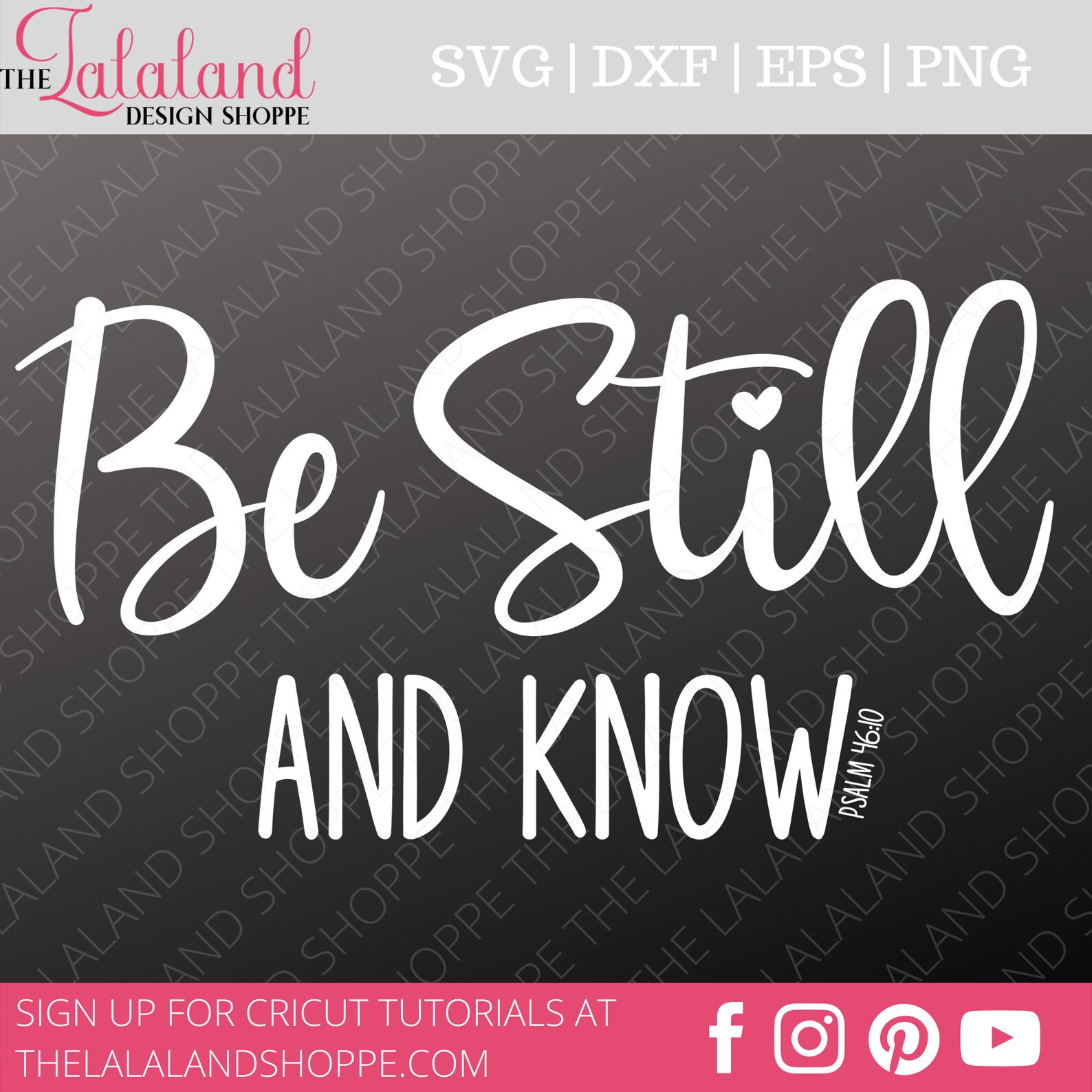 Be Still and Know SVG - Be Still Svg - Religious Svg - Bible Verse Svg ...