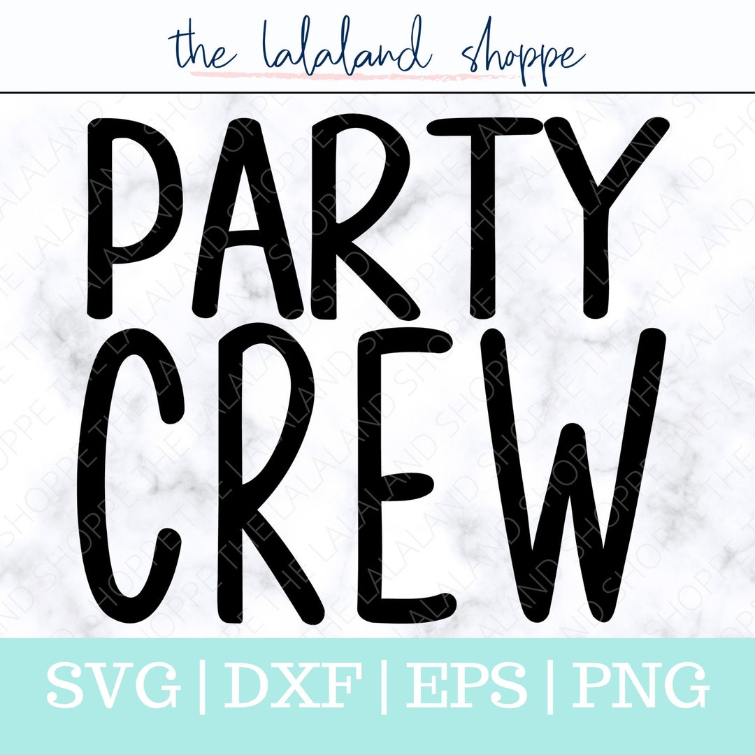 Birthday Svg, Party Crew SVG, Bday T-shirt Design, Happy Birthday Svg ...