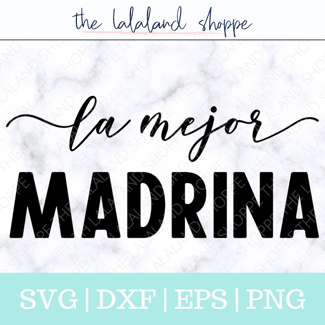 Madrina SVG, La Mejor Madrina Png, Godmother Svg Baptism Svg ...