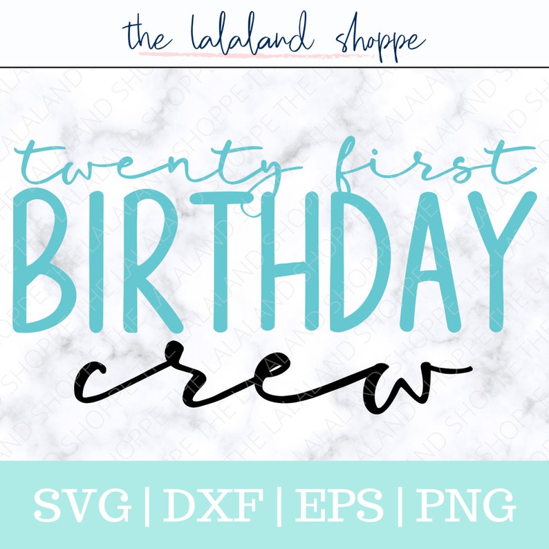 Twenty First Birthday Crew Tshirt Svg Hello Twenty One 21 - Etsy