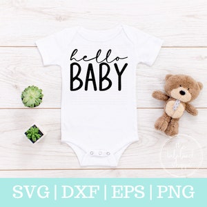 Baby Svg, Hello Baby Svg, New Baby Svg, Baby Girl, Baby Boy, Baby ...