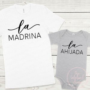 La Madrina and La Ahijada SVG, the Godmother, Baptism Svg, Christening ...