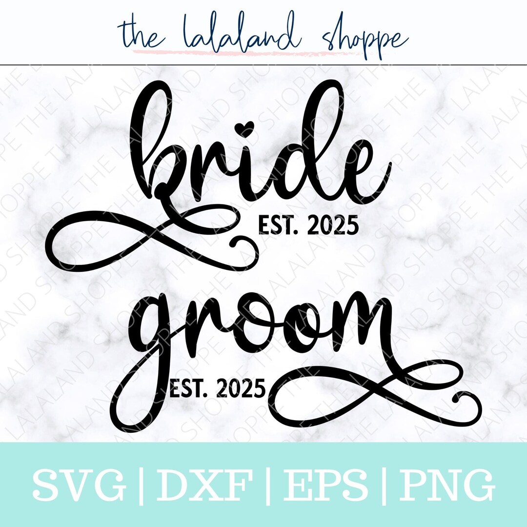 Bride and Groom SVG for DIY Wedding Projects, Wedding Svg Design ...