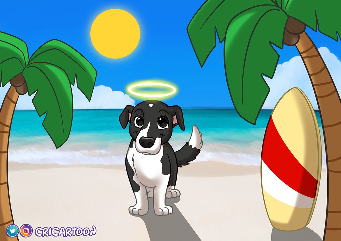 CUSTOM Disney Pet Disney Pet Portrait Pet Cartoon From - Etsy