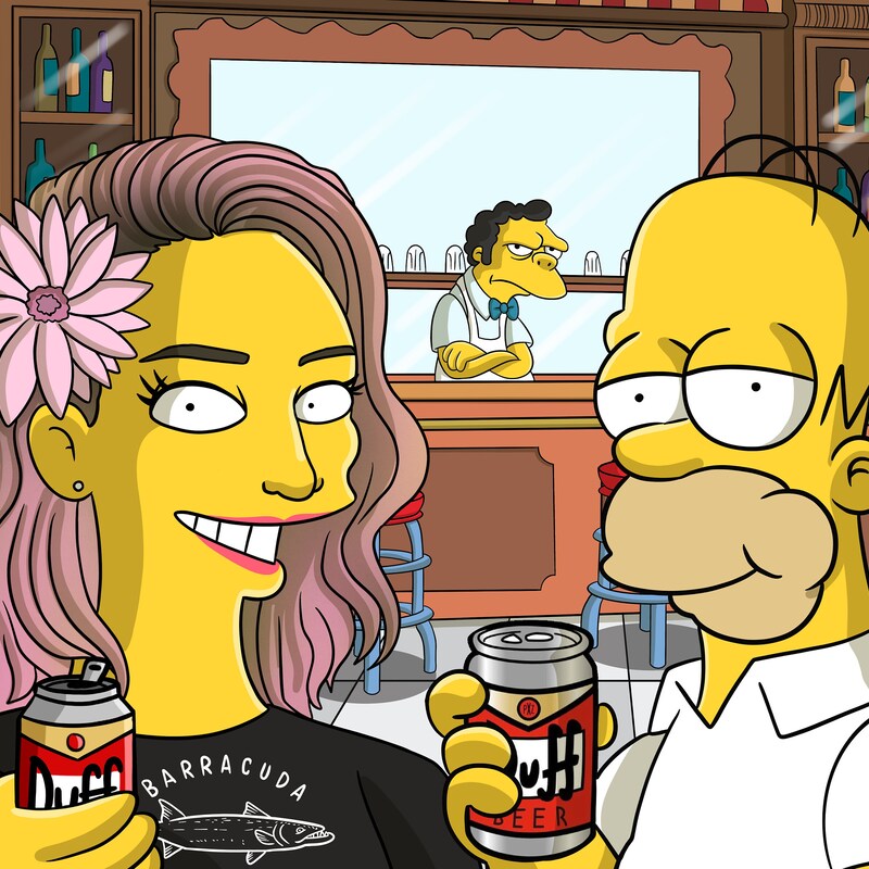 Simpsons Portrait - Etsy