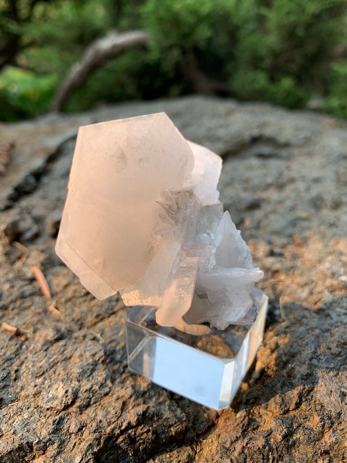 Bladed calcite specimen calcite cluster white calcite Uv | Etsy