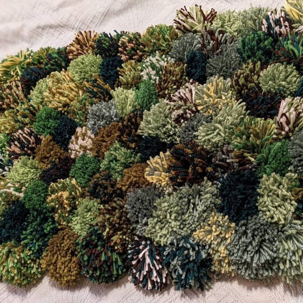 Pom Pom Rug - Etsy