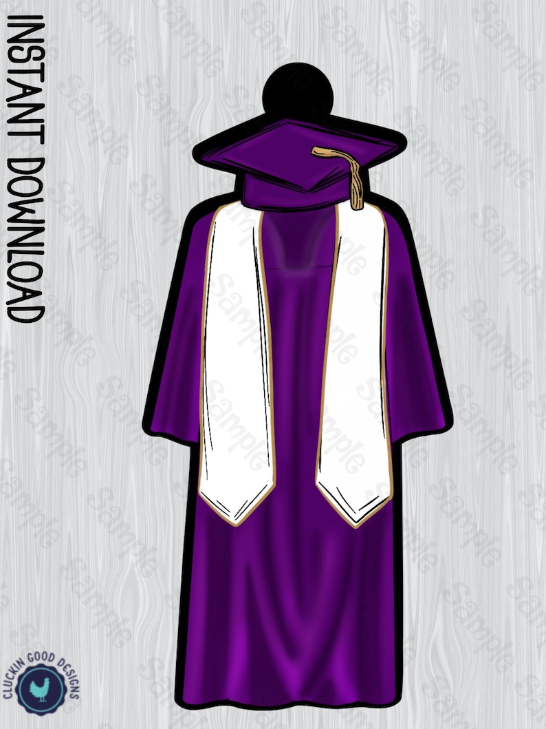 Graduation Gown, MSS, Purple, Grad, Graduation,car Charm, Cap,gown ...