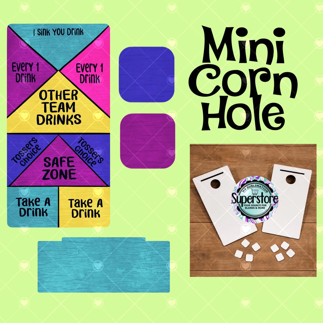 Corn Hole Boards,mss, Mini, Fun, Drinking Game,adults , Corn Hole ...