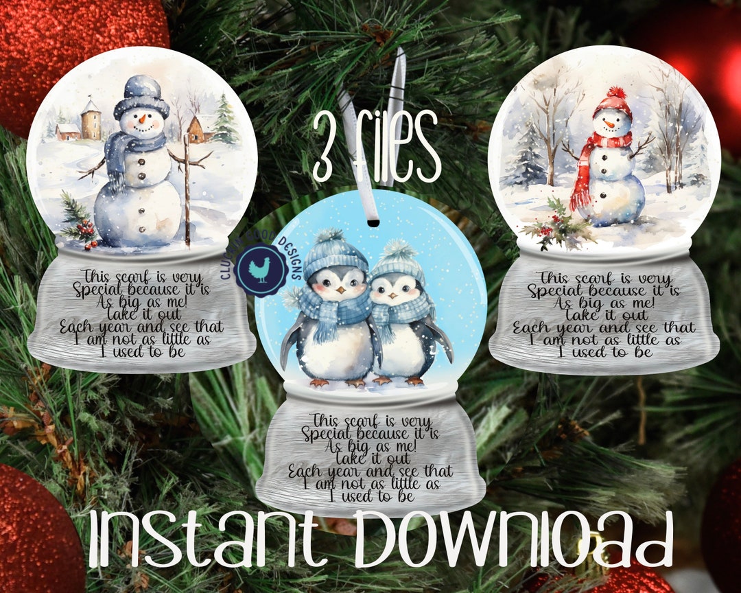 Snow Globe Shape, MSS, PNG, Ornament, Christmas, Digital, This Scarf ...
