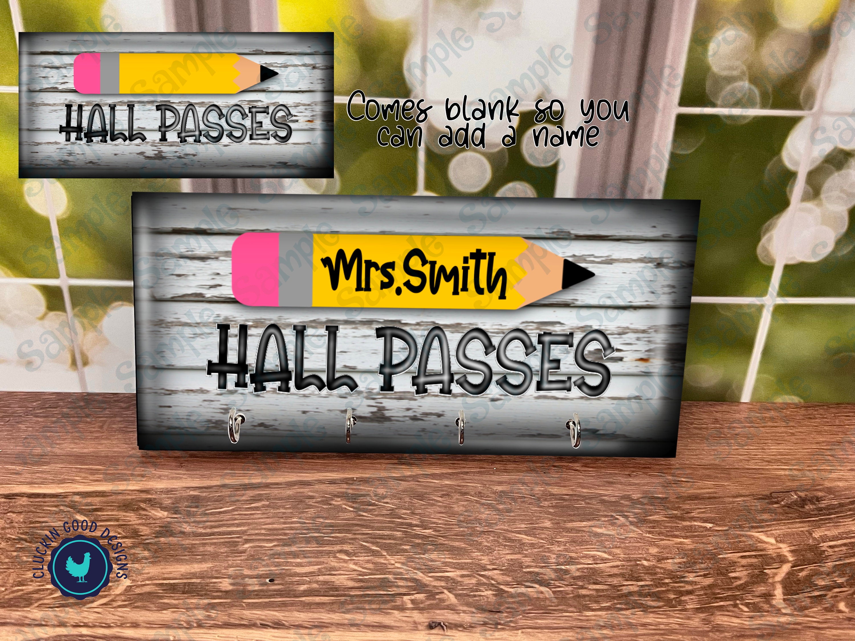 Key Hanger, MSS, Hall Passes, Teacher, Pencil, Custom, Digital Download ...