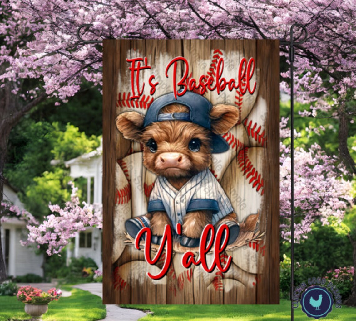 Garden Flag, MSS, It's Baseball Yall, Baseball, Digital Download - Etsy
