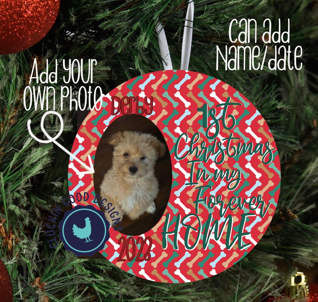 Dog Bone Ornament, Bones, Custom Dog, Christmas, Christmas Ornament ...