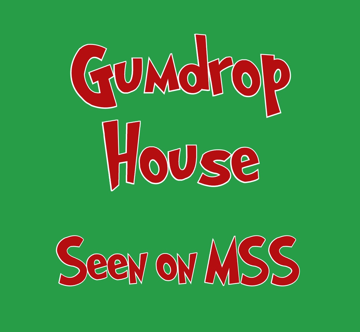 Gumdrop House,gg, Green, Reindeer, Red, Candy, Christmas, Digital ...