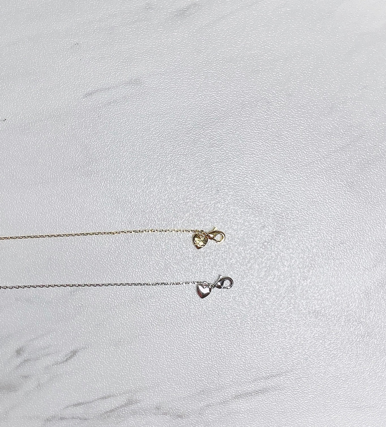 Cubic Zirconia Heart Hoop Pendant Necklace - Etsy