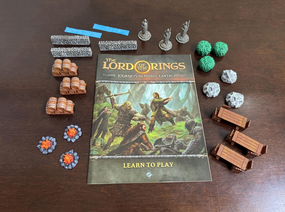 Journeys in Middle-earth Terrain Set - Hand Painted - 52 Pieces ...