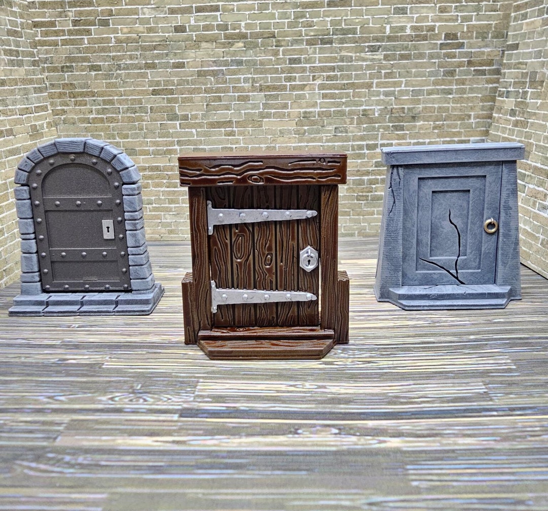 Slide-out Doors Painted Game Terrain for Dnd, D&D, Pathfinder, Hero ...