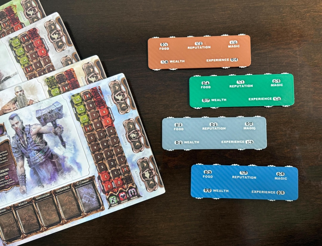 Tainted Grail Player Board Dials - Set of 4 - Player Stat Tracker ...
