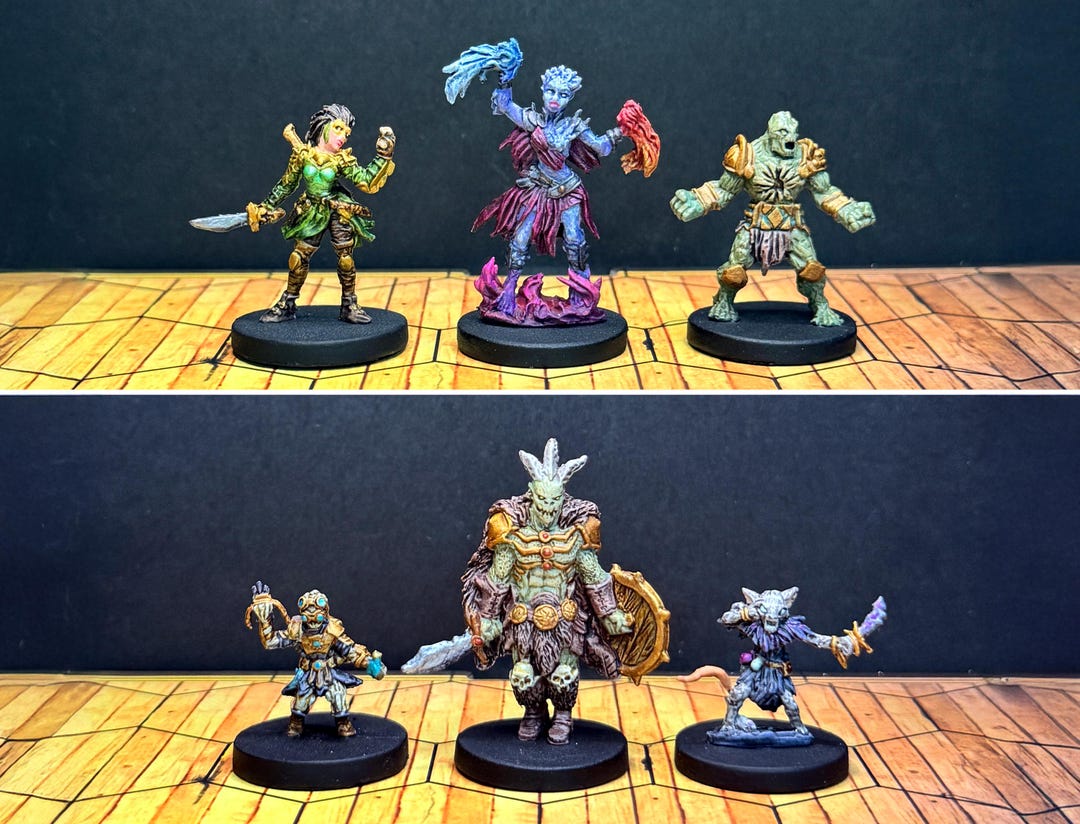 Gloomhaven Custom Miniature Painting - All Classes - Etsy
