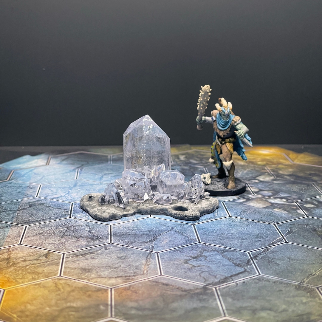 Frosthaven Ice Crystal (large) - 28mm Painted Game Terrain for ...
