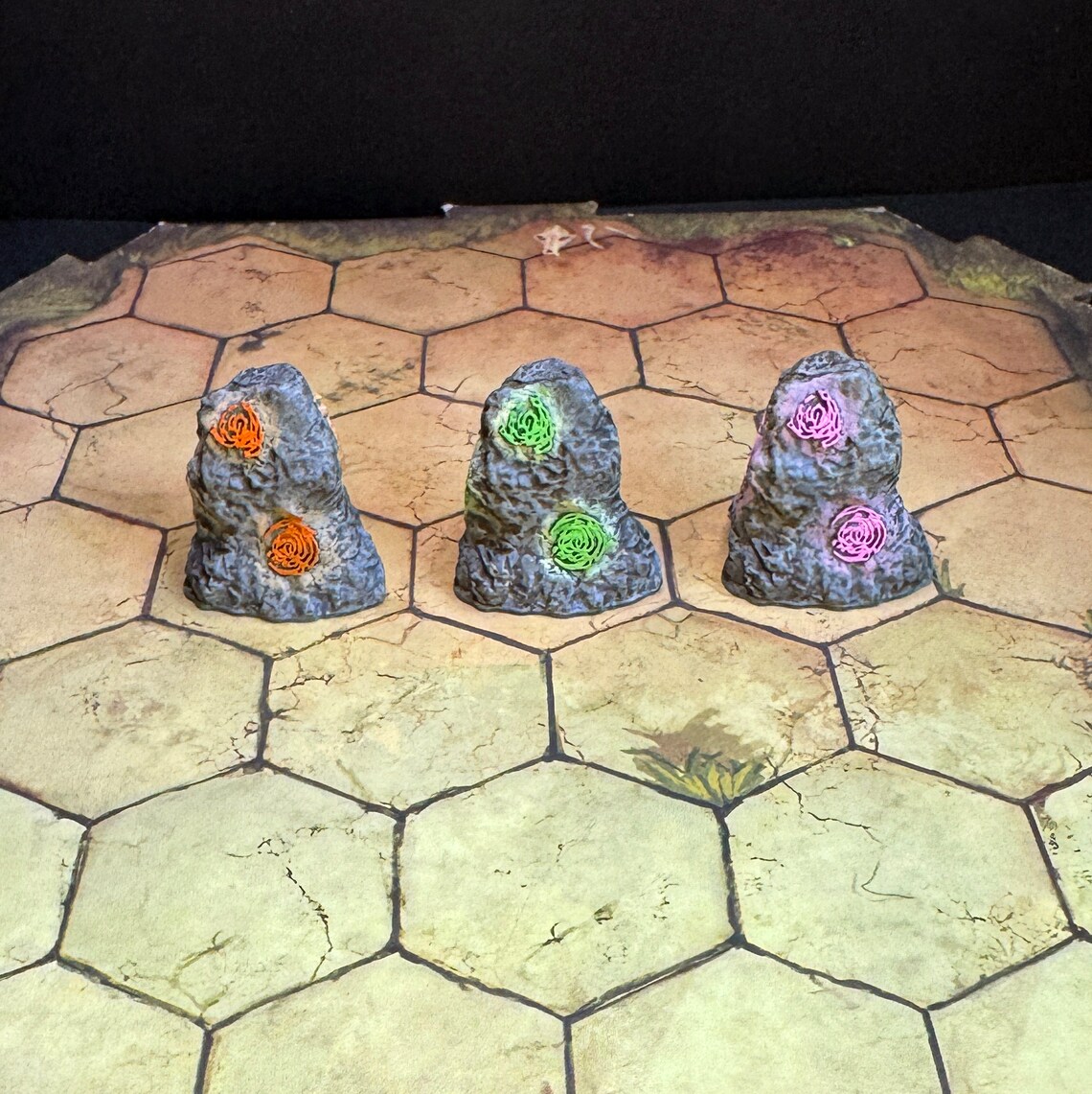 Miniature Summoning Stones - Painted Game Terrain for Dnd, D&D ...