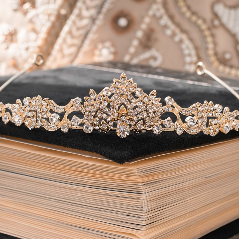Gold Wedding Tiara - Etsy