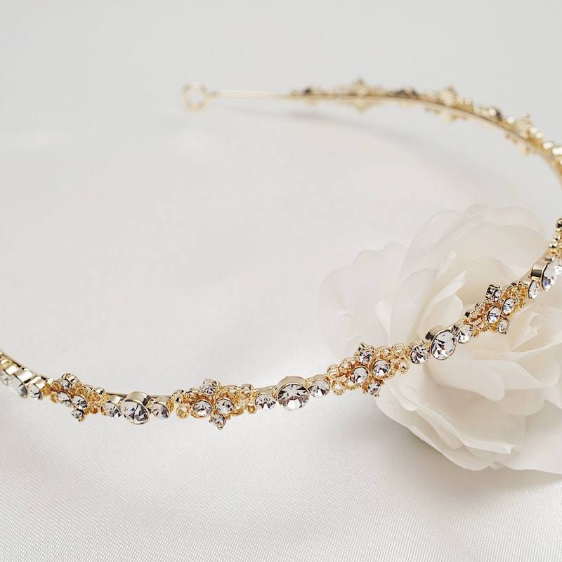 Gold Bridal Headband - Etsy