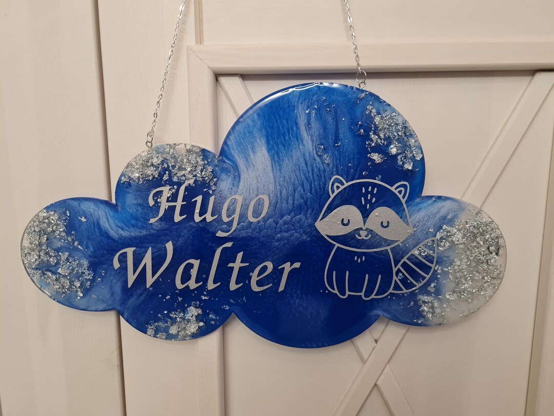 Door Sign Children Cloud Name Cloud Children Cloud Personalized - Etsy