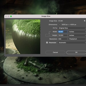 Witches Lair Digital Background. Halloween Backdrop With Cauldron ...