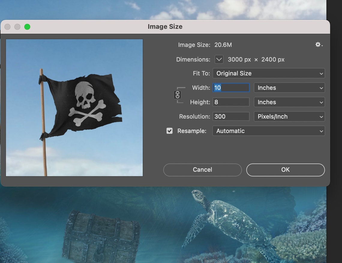 Pirate Island Digital Backdrop. Background Ideal for Pirates and ...