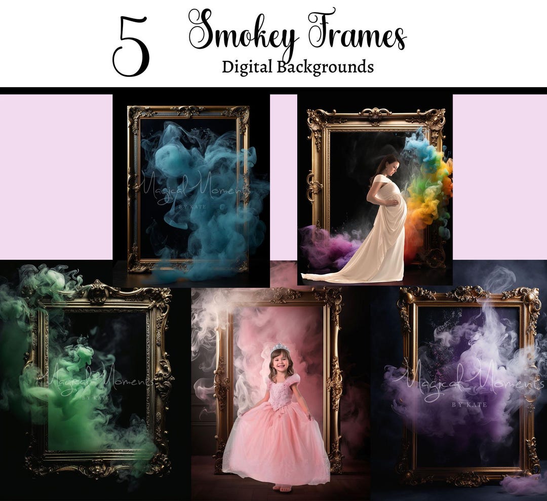 FIVE Beautiful Digital Backgrounds. Very Versatile! Digital Backdrops ...