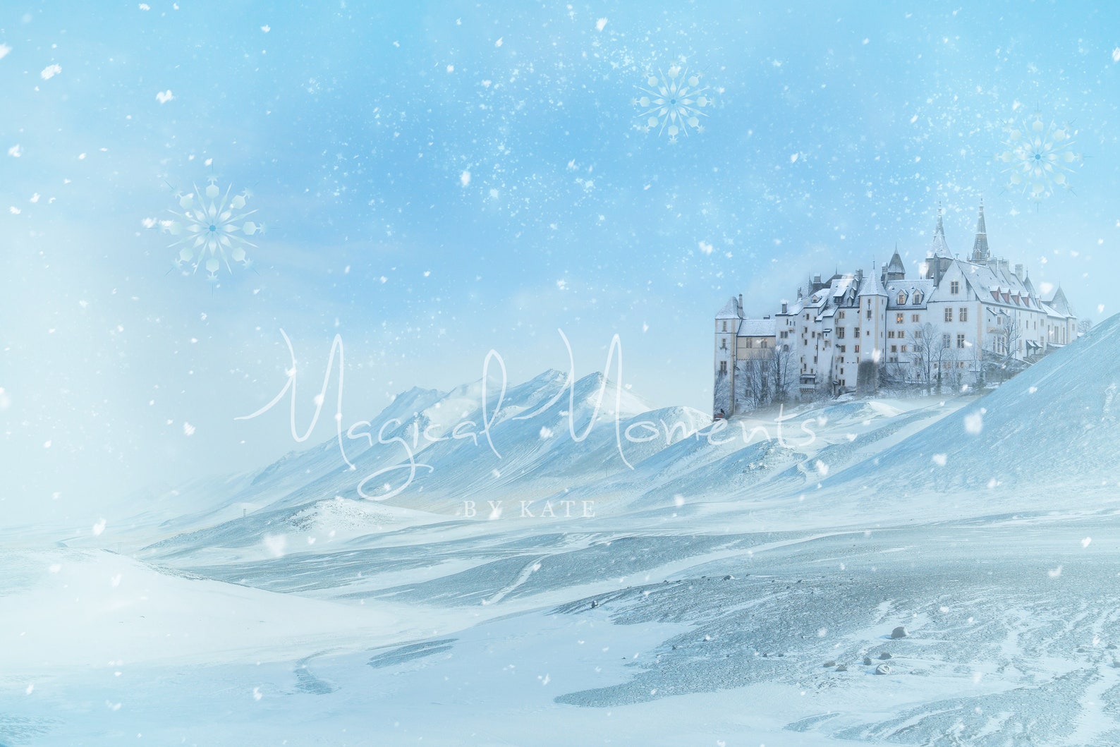 Frozen Arendelle digital background. Castle backdrop with | Etsy