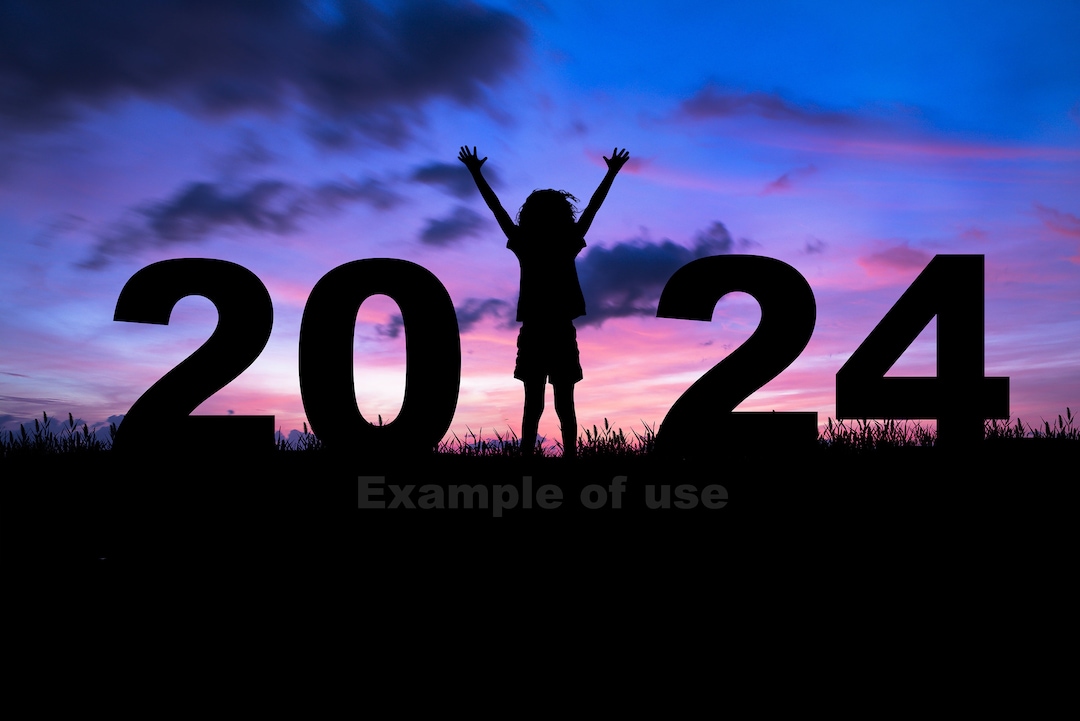2024 New Year Digital Background. Graduation Back Drop for ...