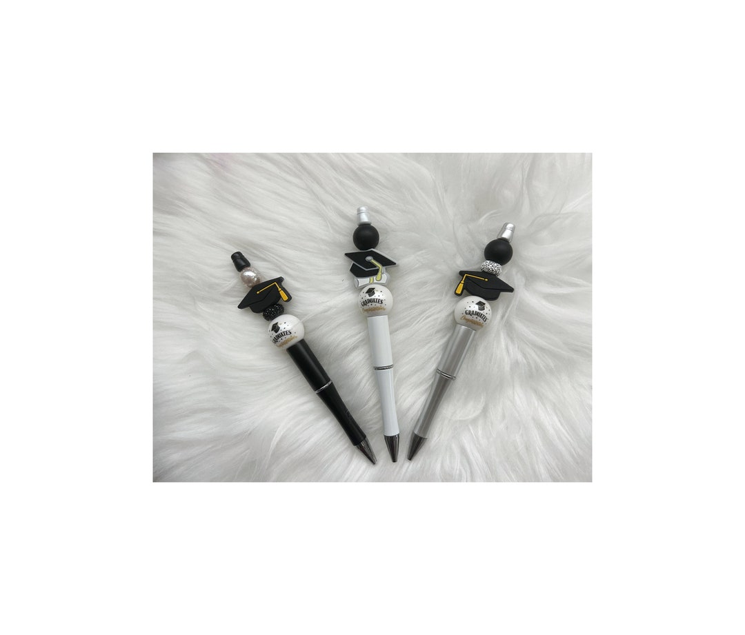 Graduation Cap Pen, Beaded Graduation Cap Pen, Graduation Gift, Beaded ...