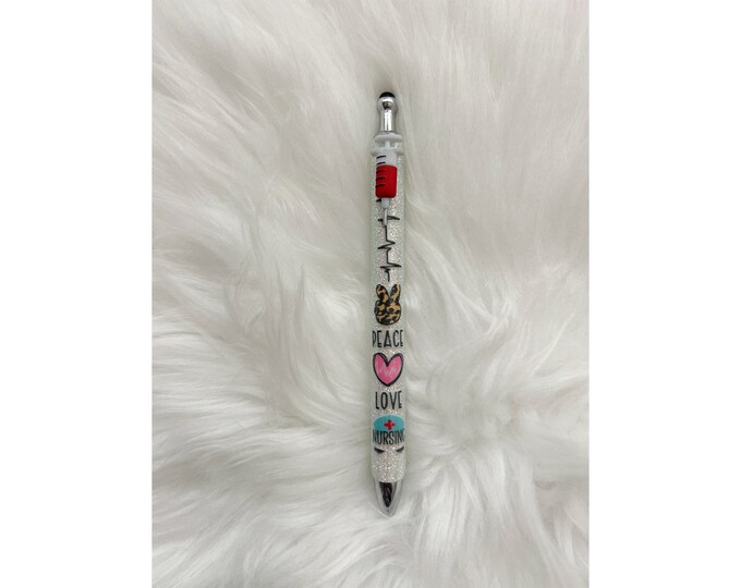 Pen, Stylus Pen, Peace Love Nursing Pen, Office Gifts, Nurse Gift, Nursing Student Gift, Ink Pen ...