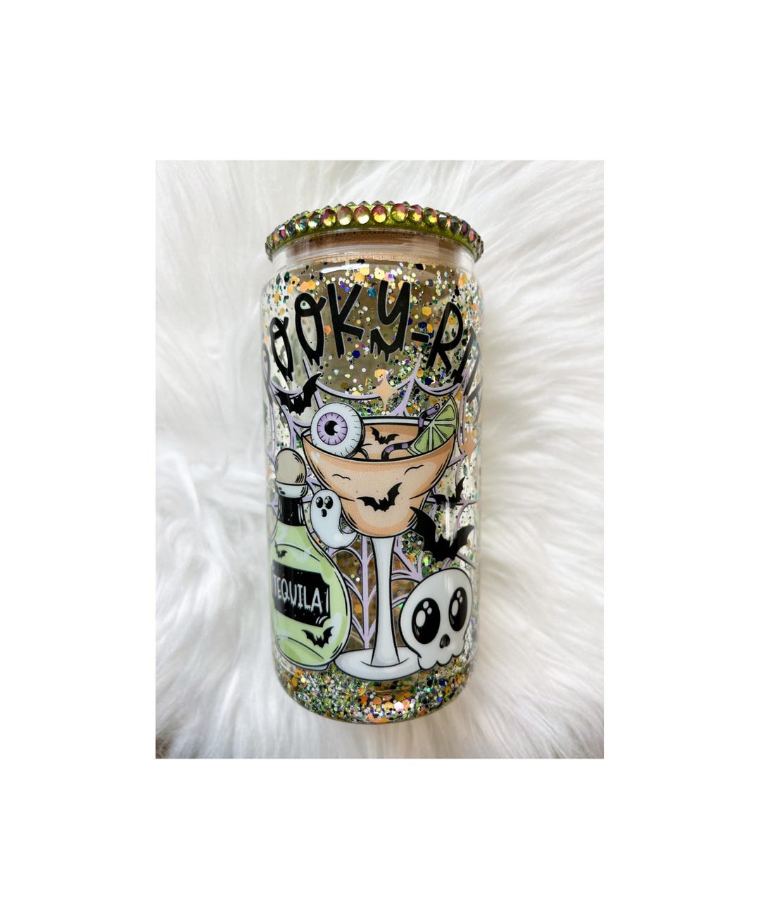 16 Oz. Libby Snow Globe Can Cup, Spooky Rita Snow Globe, Halloween Snow Globe, Snow Globe ...