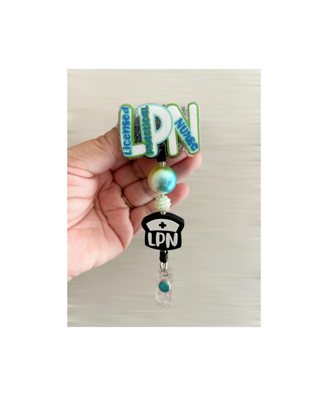 LPN Badge Reel, Licensed Practical Nurse Badge Reel, Nurse Badge Reel ...