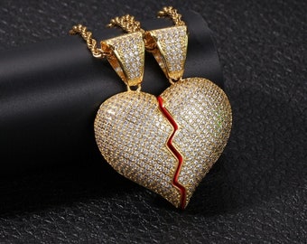 Broken Heart Jewelry - Etsy