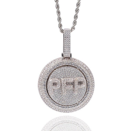 Luxury Real 18K Plated Iced Out Pendant Hip Hop Jewelry - Etsy