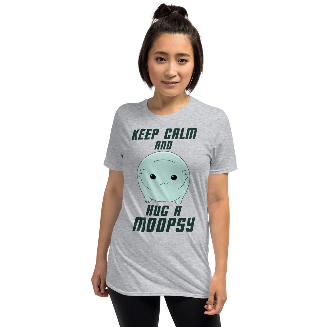 Keep Calm and Hug A Moopsy Lower Alien Decks Meme dark Text - Etsy