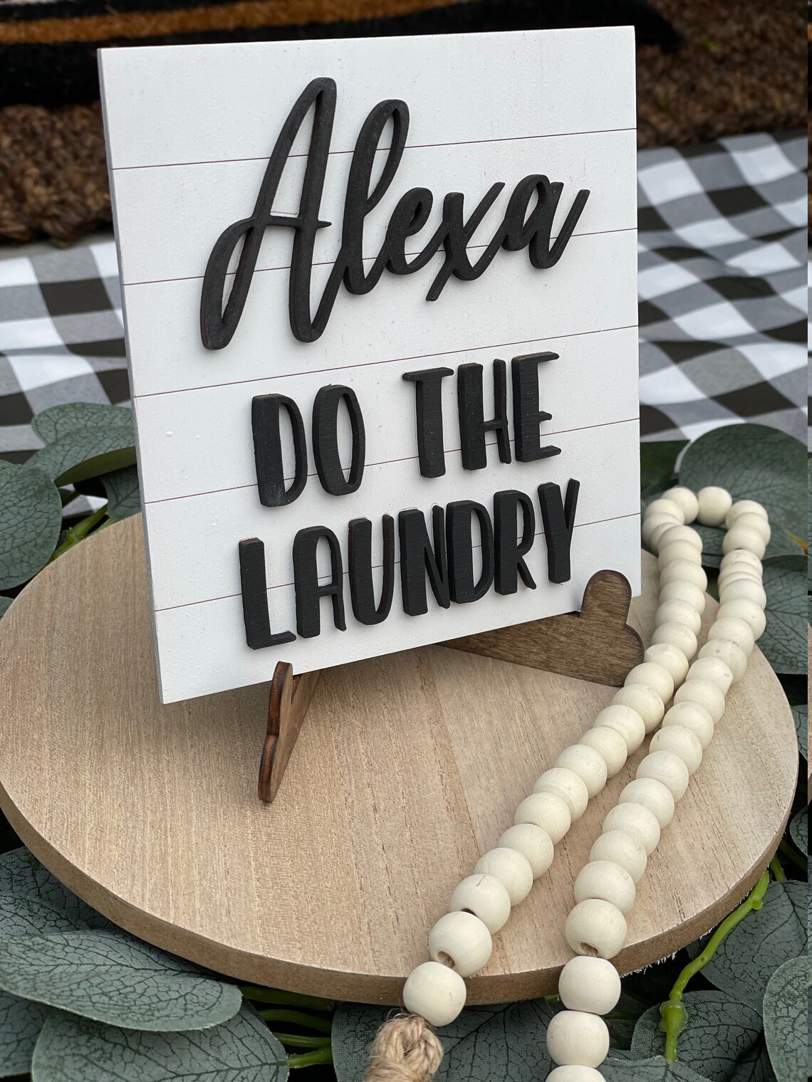 Mini Ship-lap - Alexa Do the Laundry | Signs | Wood Signs | Shiplap ...