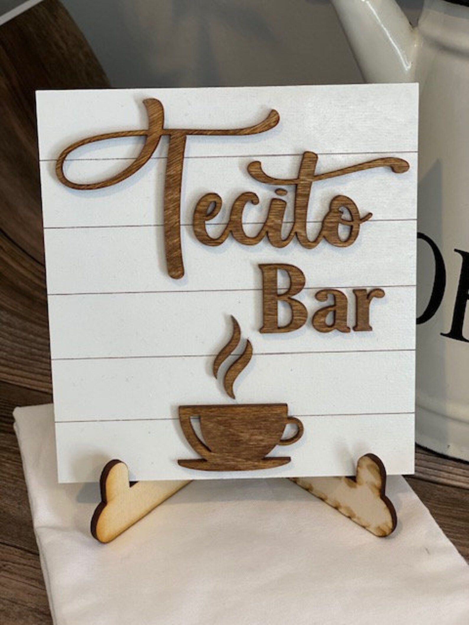 Mini Ship-lap - Cafecito/tecito Bar | Kitchen Sign | Coffee Sign ...