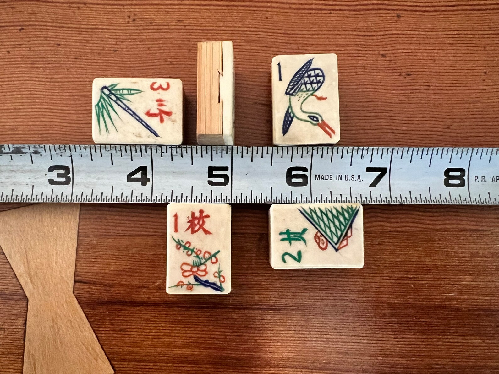 5 Drawer Wooden Box Mahjong Set With Bone and Bamboo Tiles - Etsy