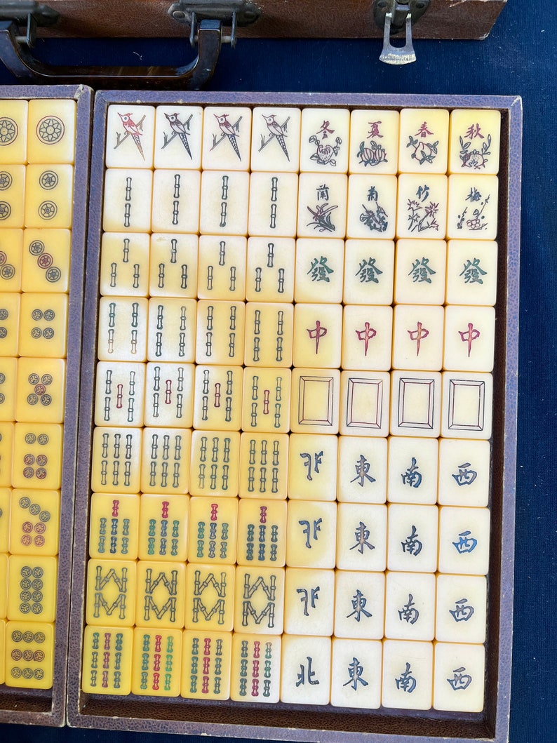 Chinese Mah Jong Tiles, - Etsy