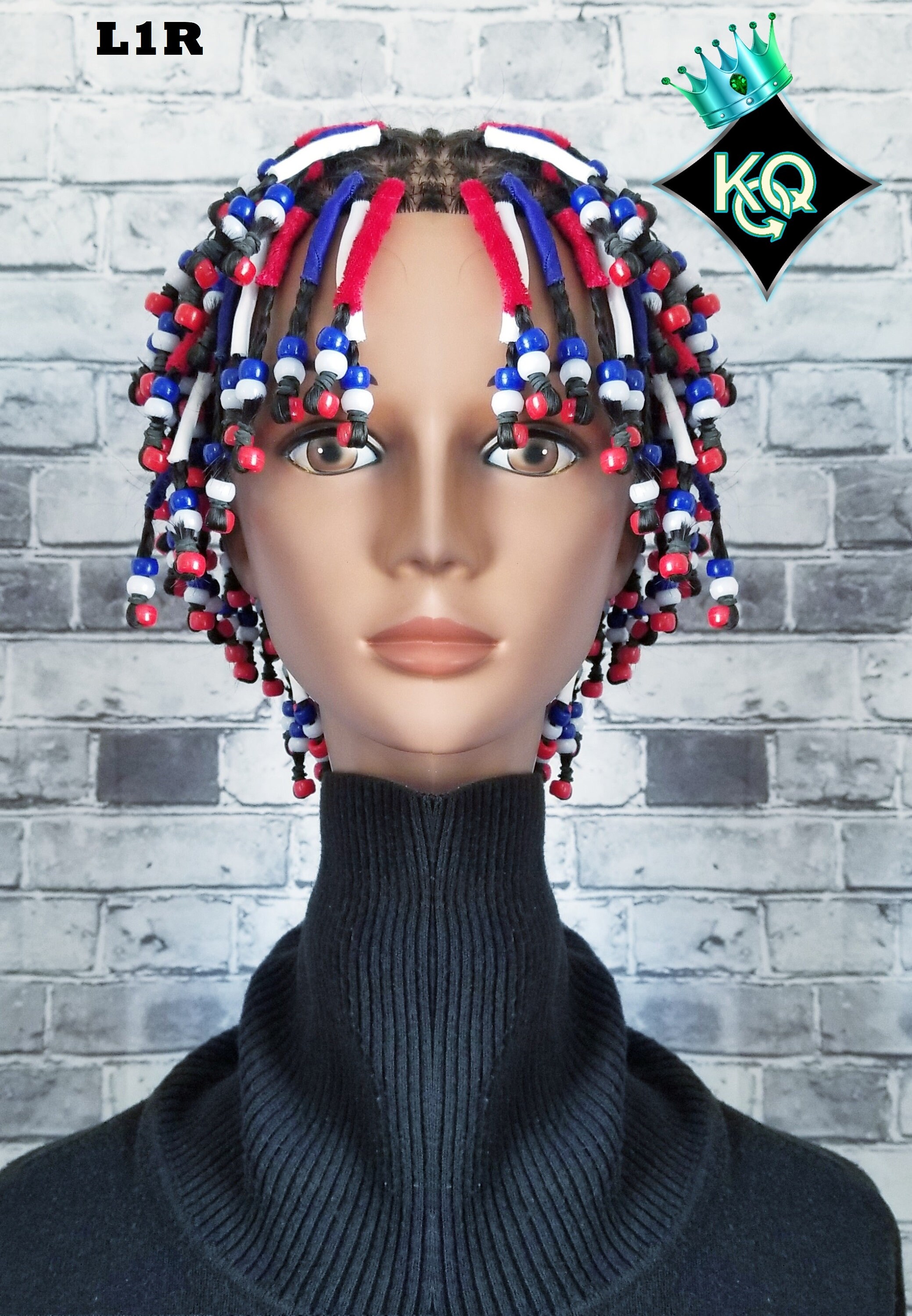 30-60 Removable Hair Wraps, Rasta Dreadloc Jewelry, Loc Twist Braid ...