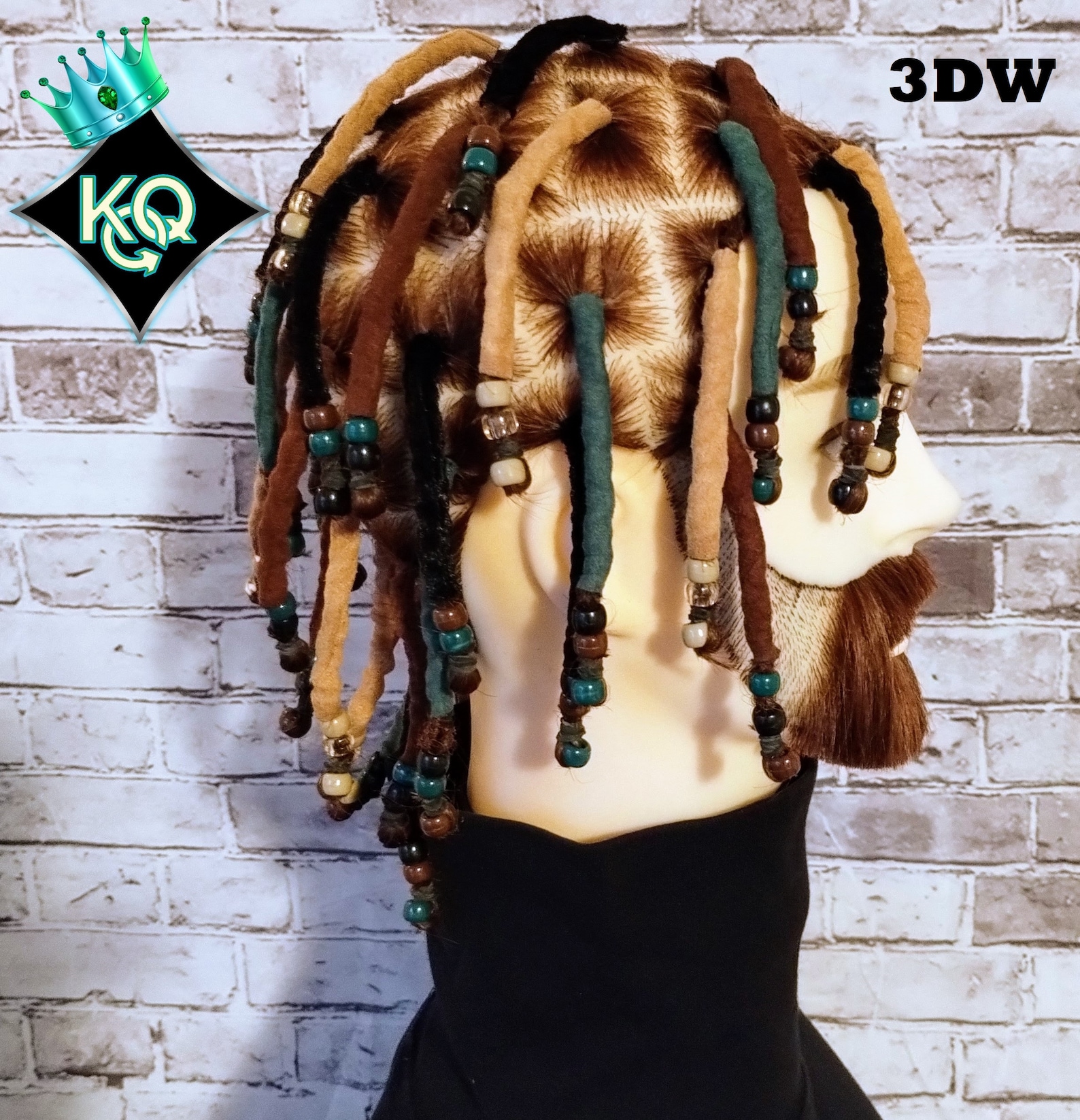 32 Removable Hair Wraps - Rasta Dreadloc Jewelry - Loc Twist Braid ...