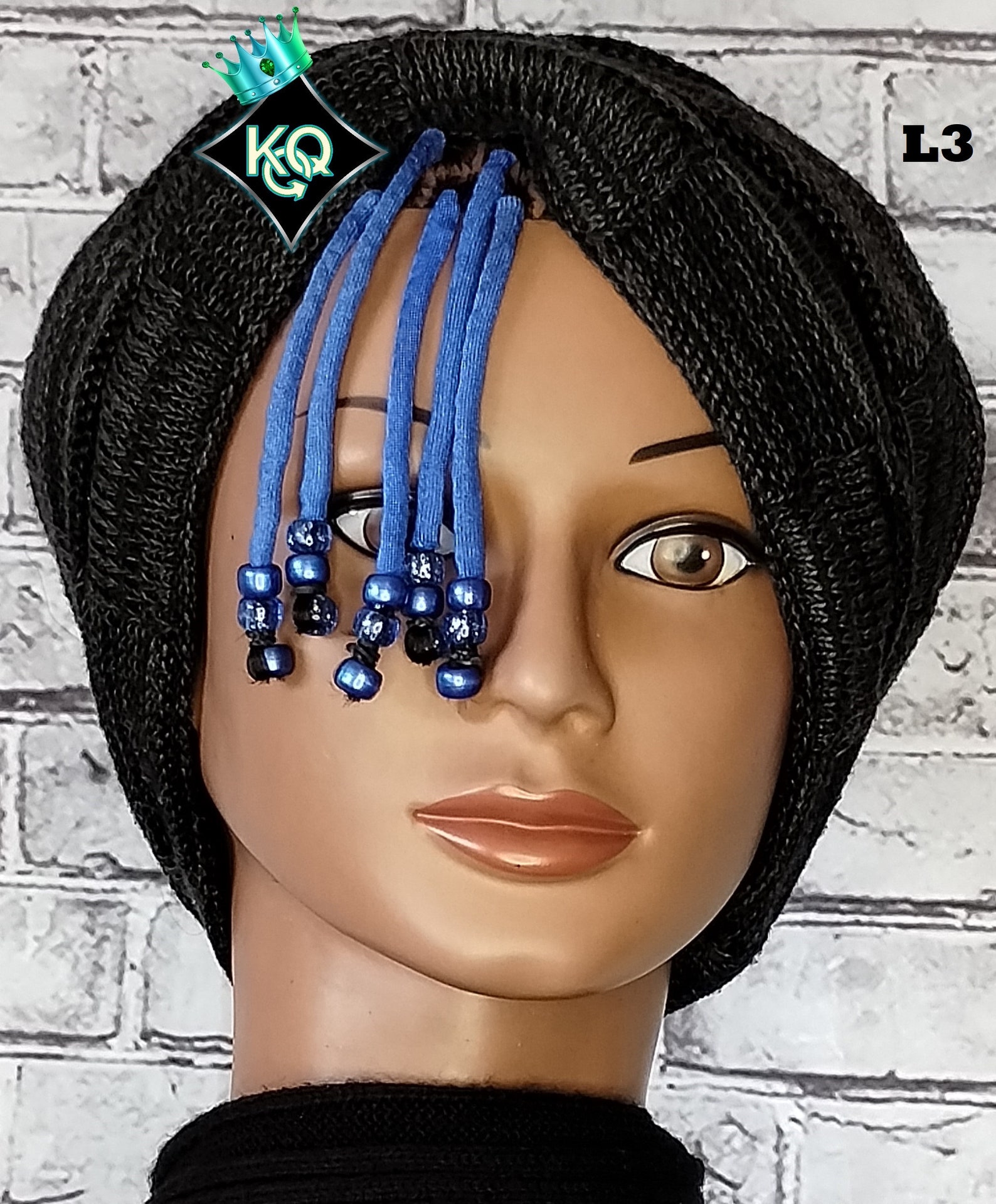 Sapphire Loc Braid Twist Jewelry - Beads for Braids Twists and ...