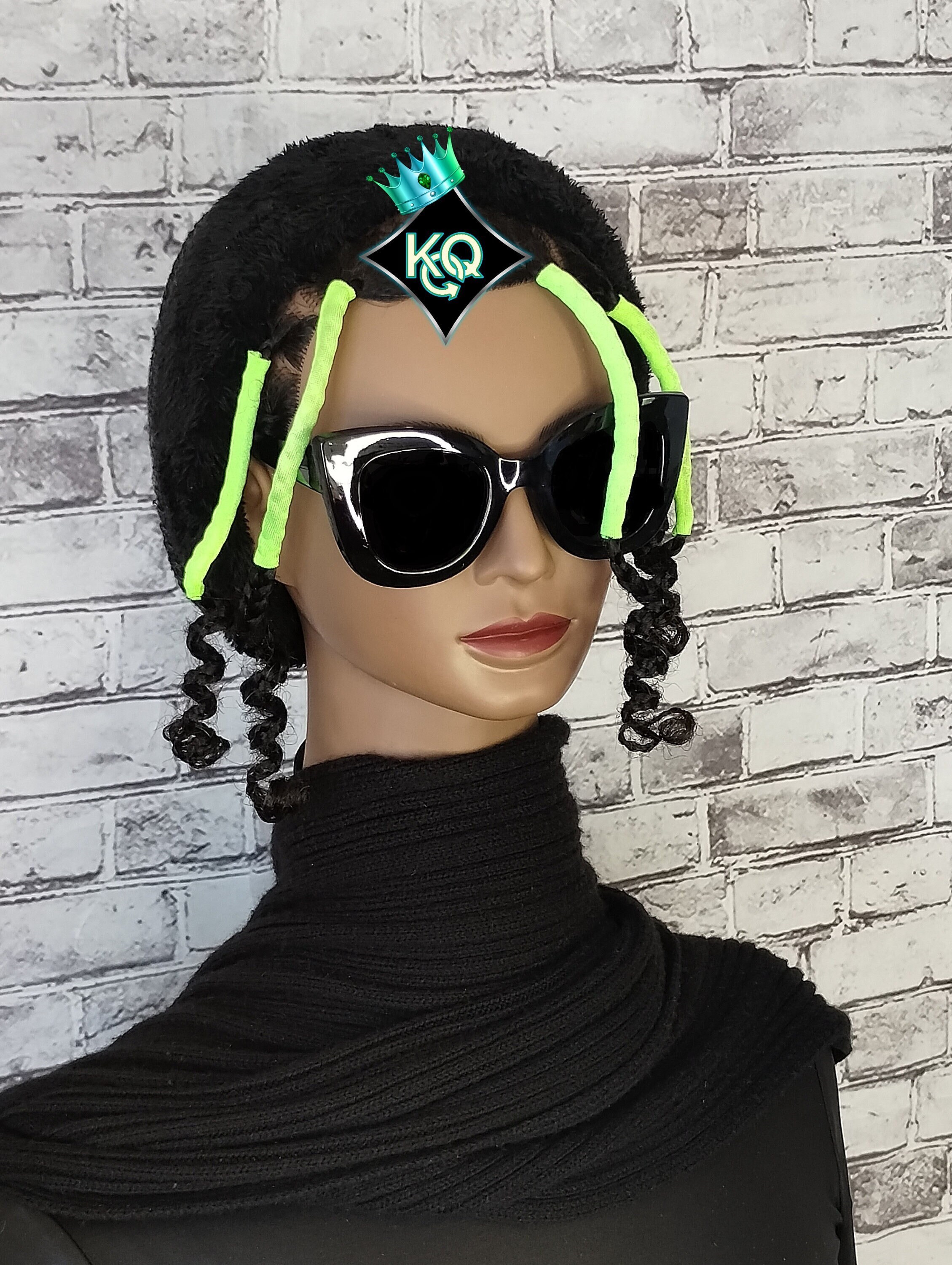 Peridot Soft Hair Braid Jewelry – Loc Jewelry Black Owned, Protective ...
